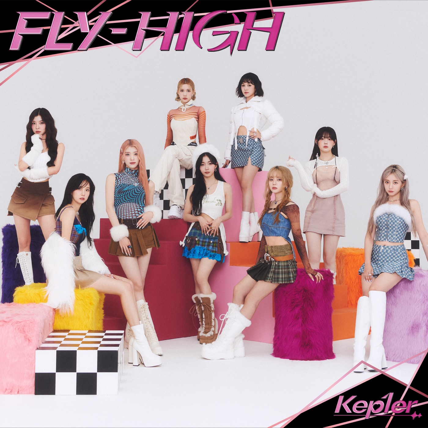 Kep1er、日本3rdシングル「FLY-HIGH」ジャケット写真一挙公開 – THE FIRST TIMES