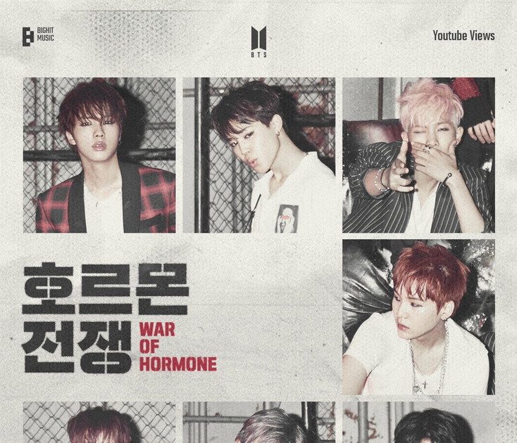 BTS 、「War of Hormone」MVが3億再生突破 ！ 記録達成は通算20作目に – THE FIRST TIMES
