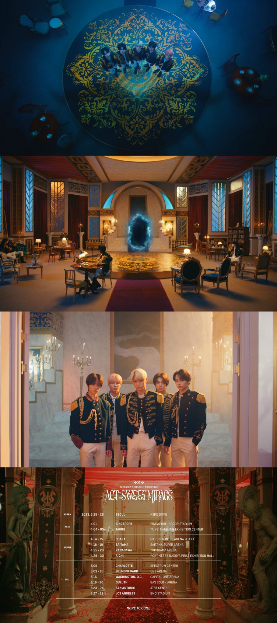 TOMORROW X TOGETHER、ワールドツアー『ACT: SWEET MIRAGE』トレーラー映像公開 – THE FIRST TIMES