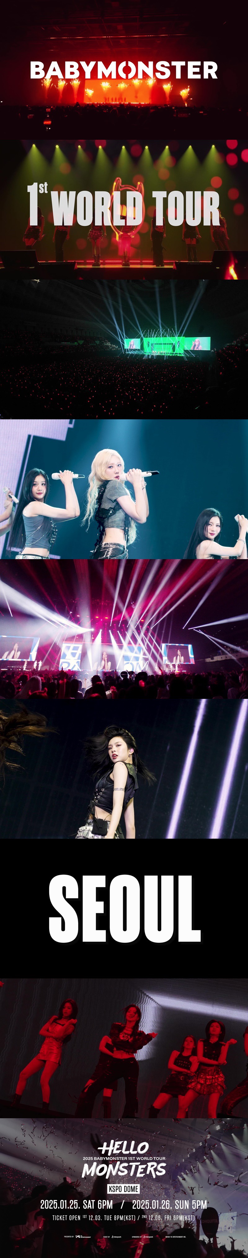 BABYMONSTER、ソウル公演スポット映像＆ポスターを電撃公開！チケット一般前売り6日開始 – THE FIRST TIMES
